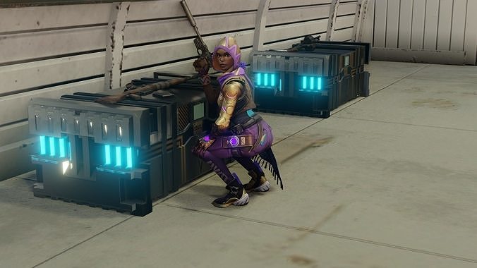 3D model Valorant Infantry skin pack with bonus Astra 3d model VR / AR ...