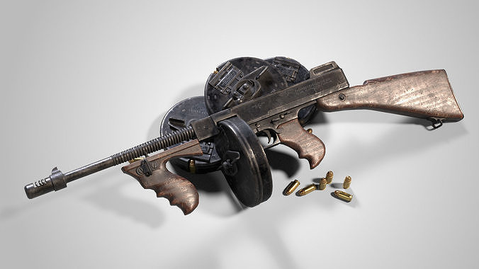 3D model Thompson M1928 VR / AR / low-poly | CGTrader