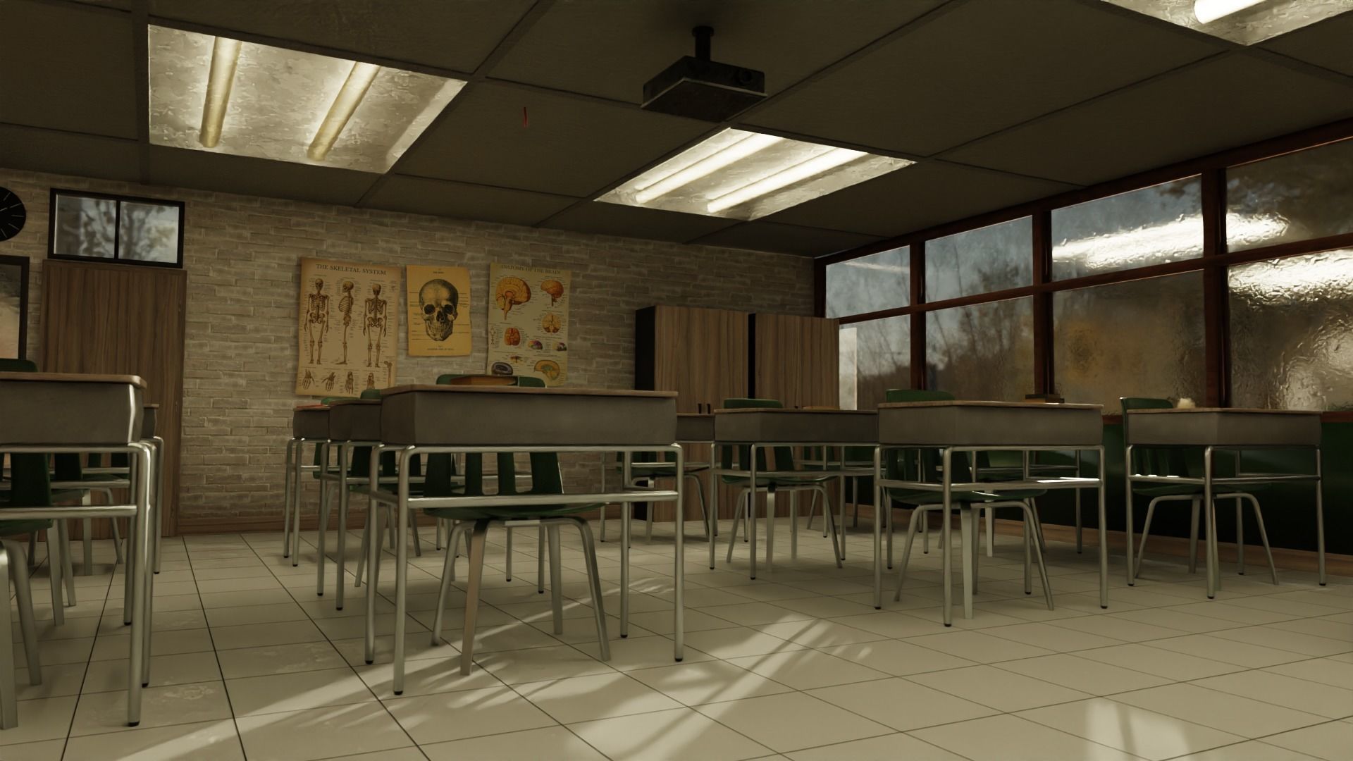 3D model Stylized Classroom VR / AR / low-poly | CGTrader