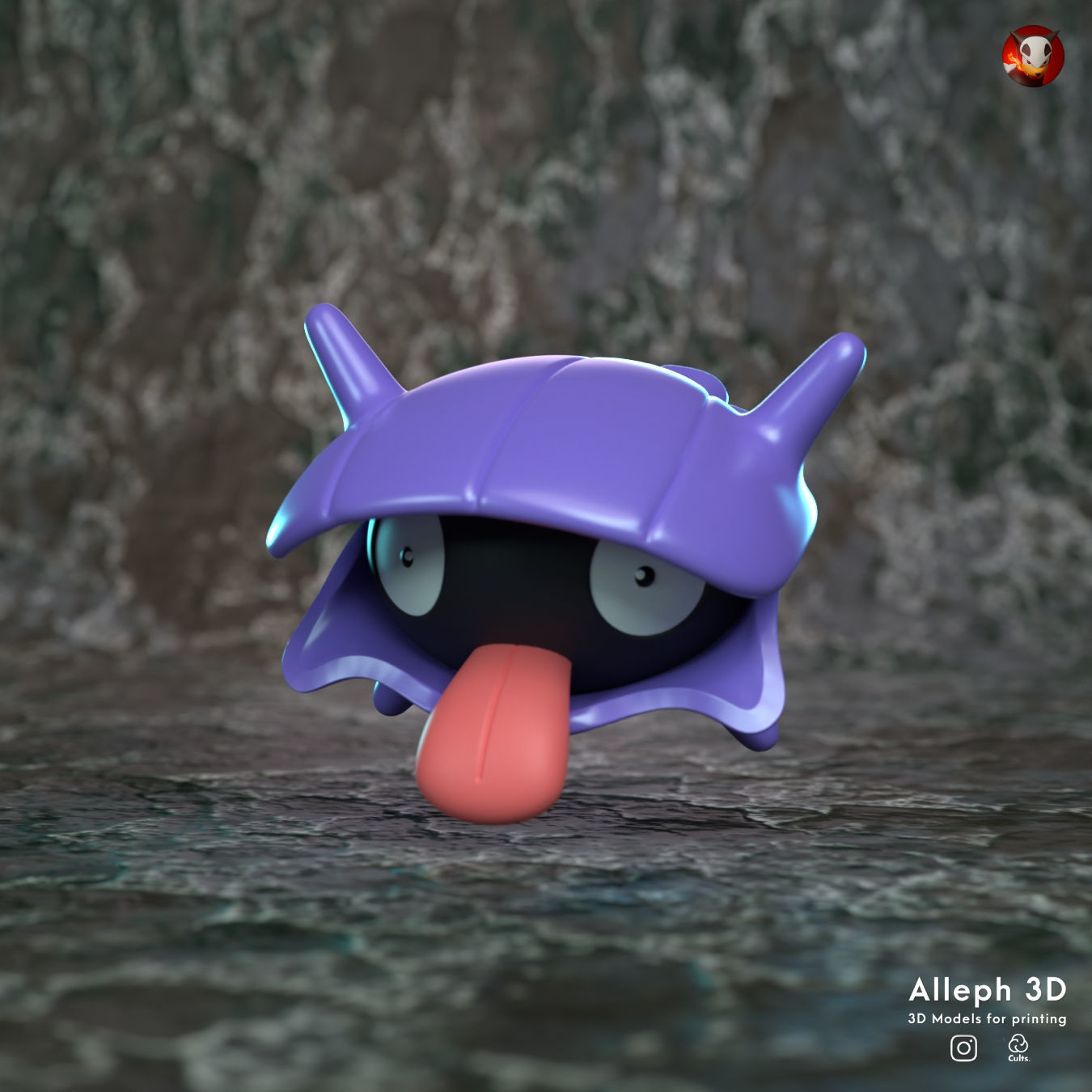 Pokemon shellder evolution pack 3D model 3D printable | CGTrader