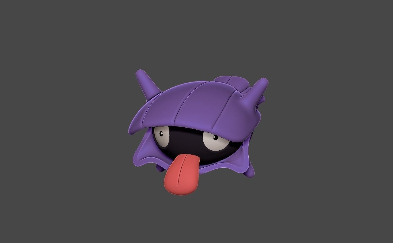 Pokemon shellder evolution pack 3D model 3D printable | CGTrader