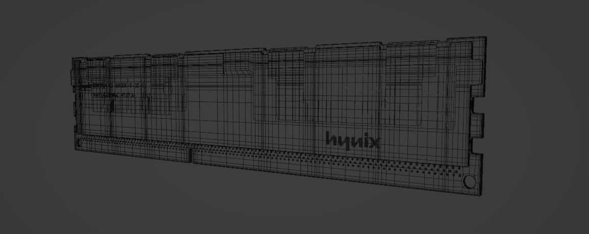 ECC RAM CARD 3D model | CGTrader