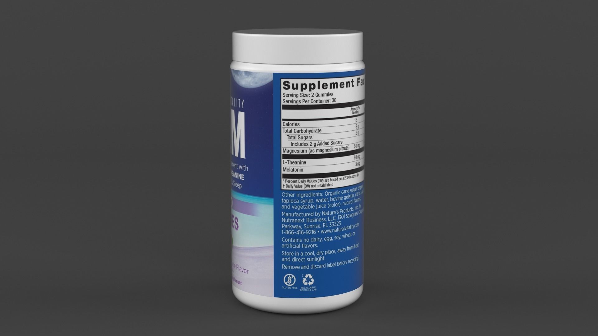 Magnesium Supplement 3D model | CGTrader