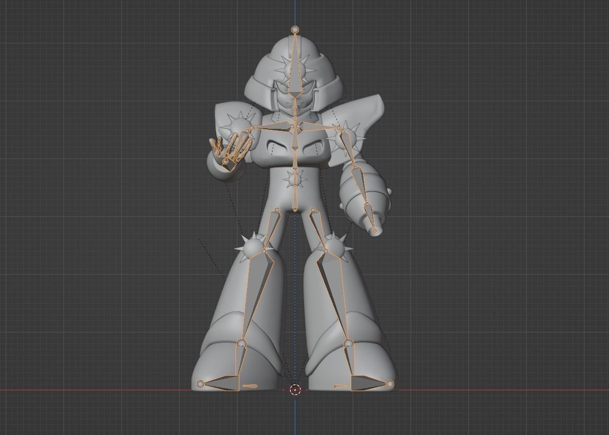 Sunstar Mega Man V 3D model rigged | CGTrader