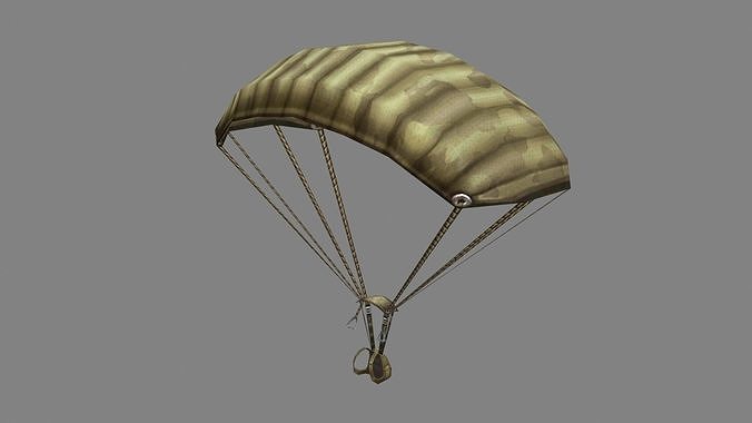 3D model parachute VR / AR / low-poly | CGTrader