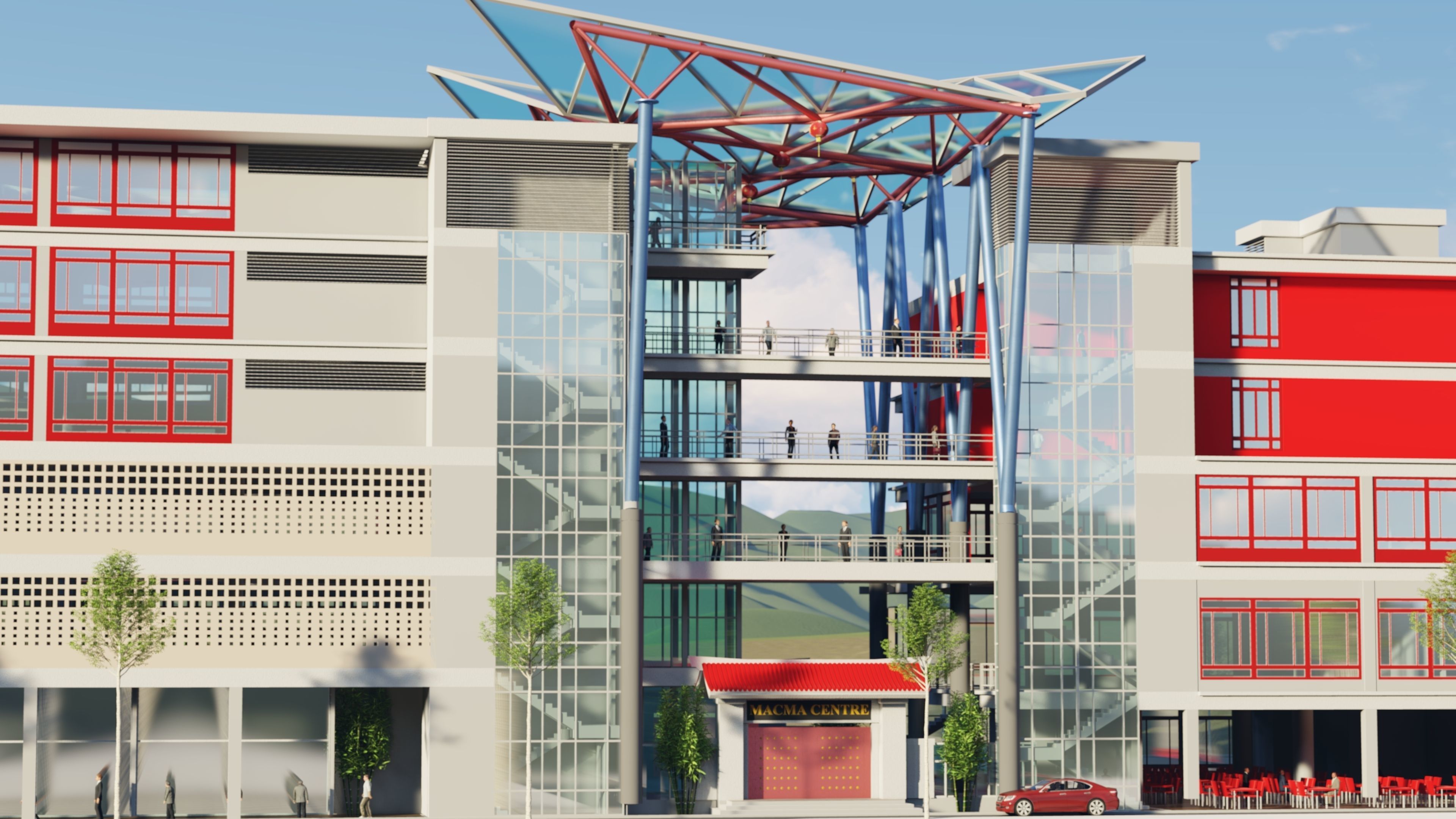 Complex community 3D model | CGTrader