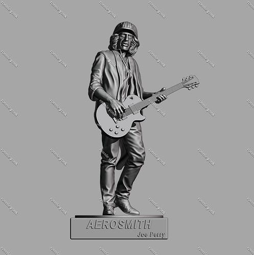 joe perry aerosmith - 3d printing 3D model 3D printable | CGTrader