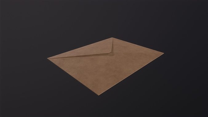 3D model Envelope 3D Model VR / AR / low-poly | CGTrader