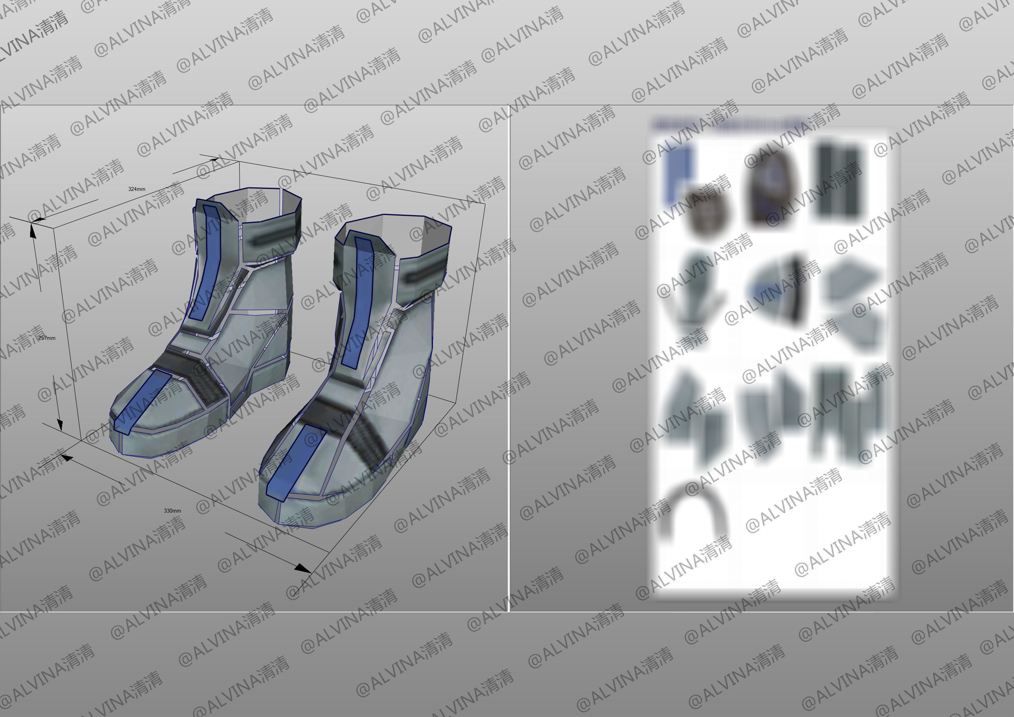 3D model Kamen rider Psyga pepakura Full VR / AR / low-poly | CGTrader