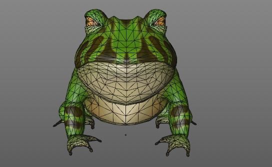 3D model stylized frog animation VR / AR / low-poly | CGTrader