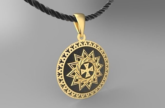 Erzgamma star pendant 3D model 3D printable | CGTrader