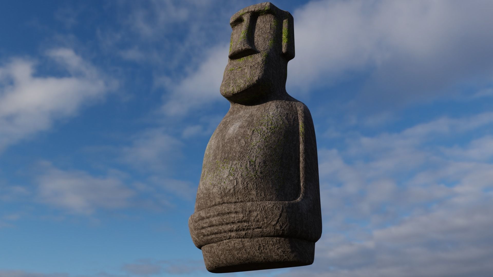 3D model Moai statue VR / AR / low-poly | CGTrader