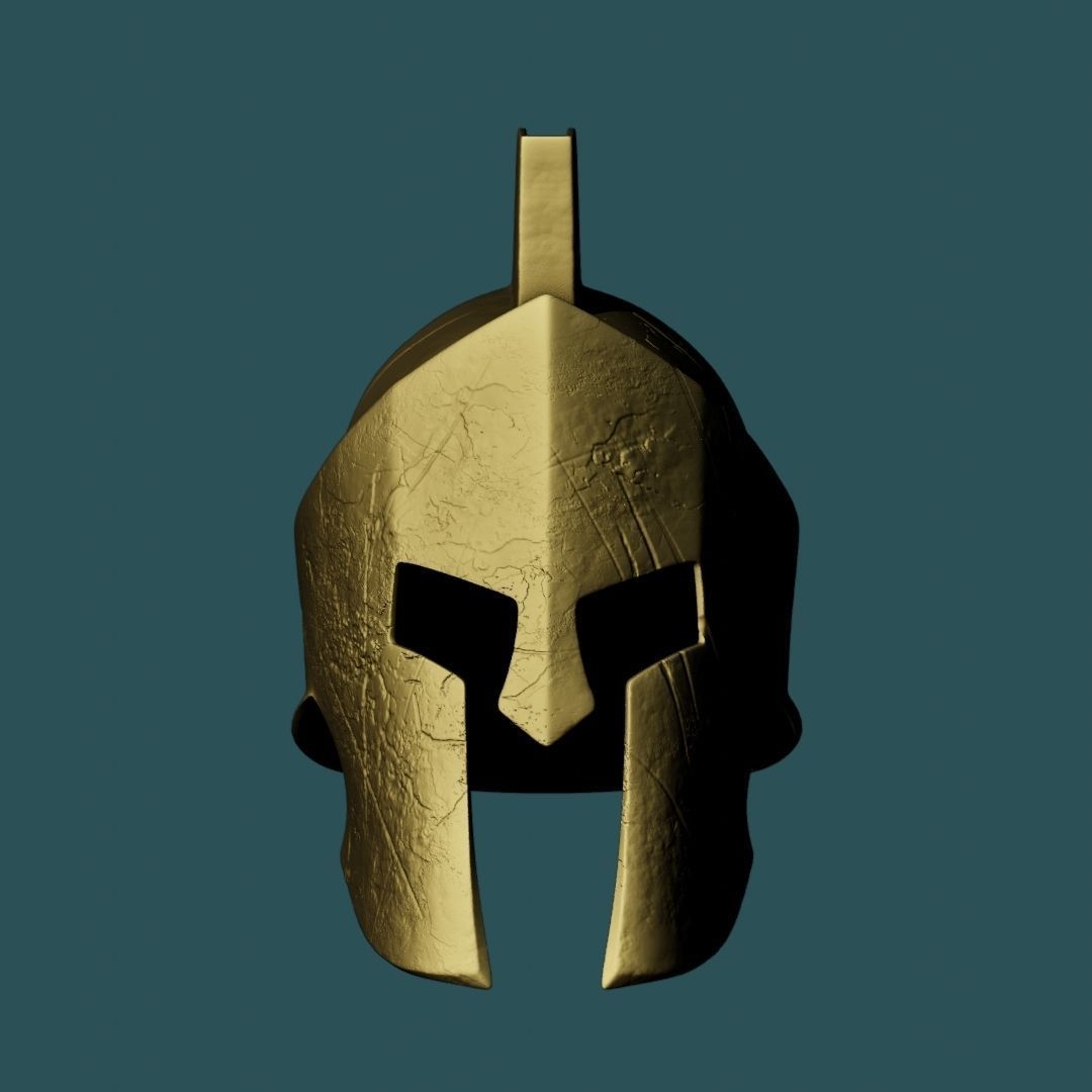300 Movie Spartan Helmet Printable STL 3D model 3D printable | CGTrader