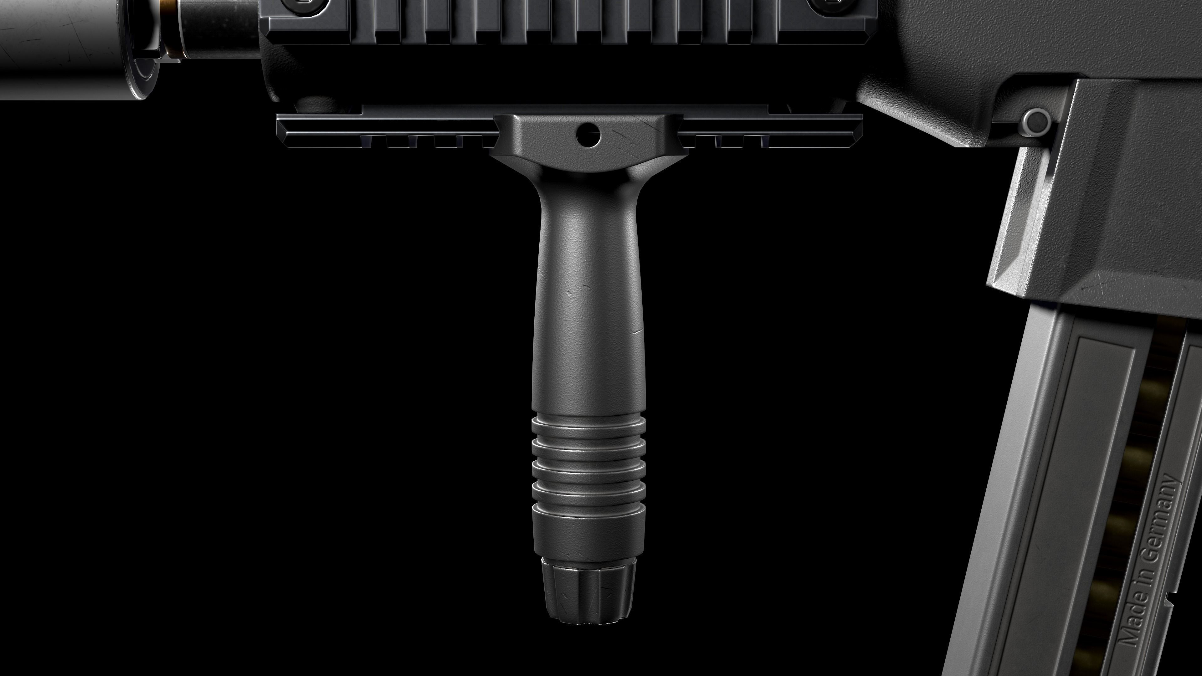 3D model Tactical SMG Heckler and Koch UMP 45 ACP VR / AR / low-poly ...