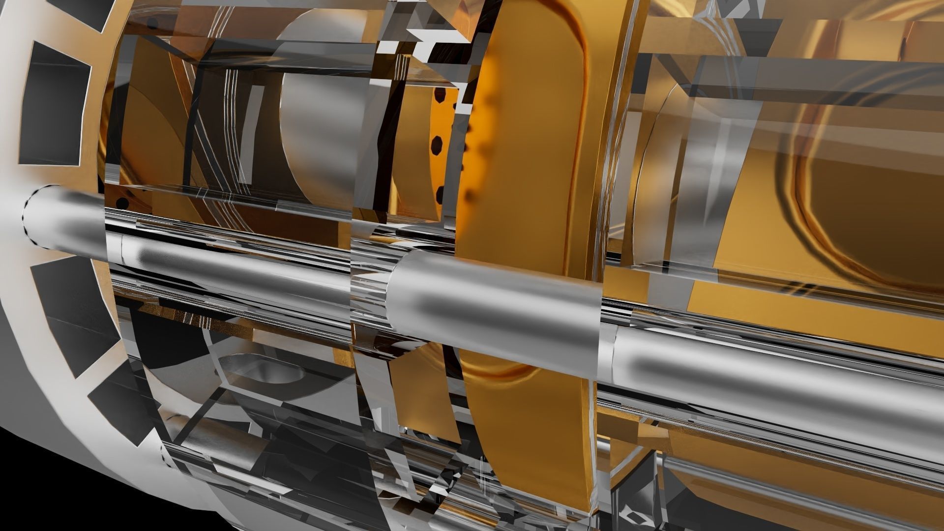 Three combustion chambers 3D model 3D printable | CGTrader