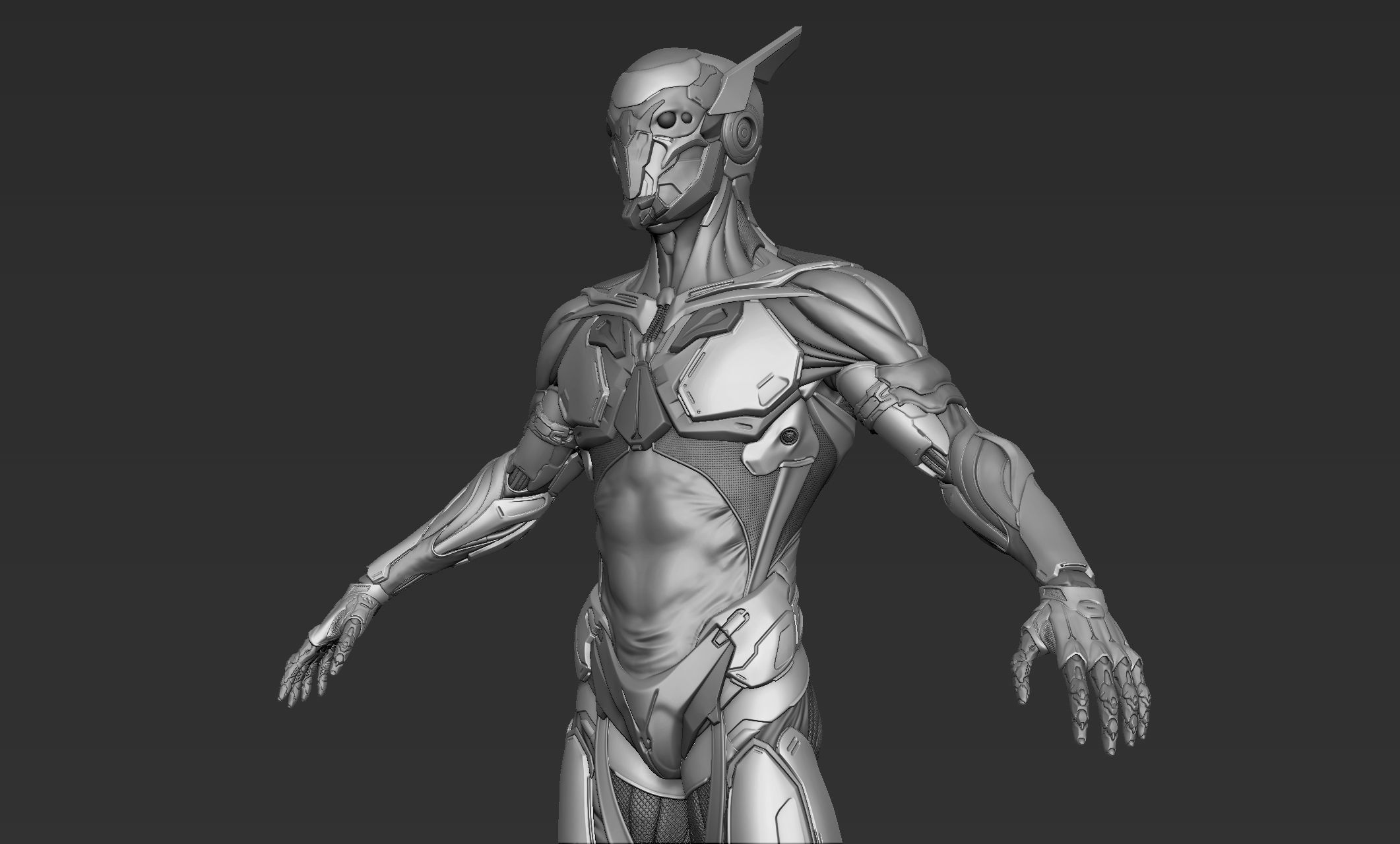 Cyber Ninja Zbrush 3D model | CGTrader