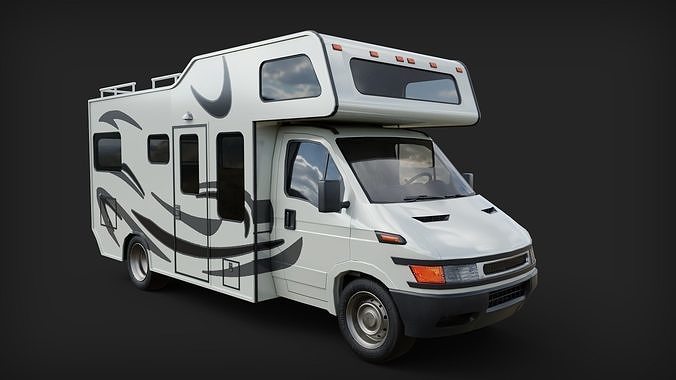 3D model motor home rv camper van VR / AR / low-poly | CGTrader