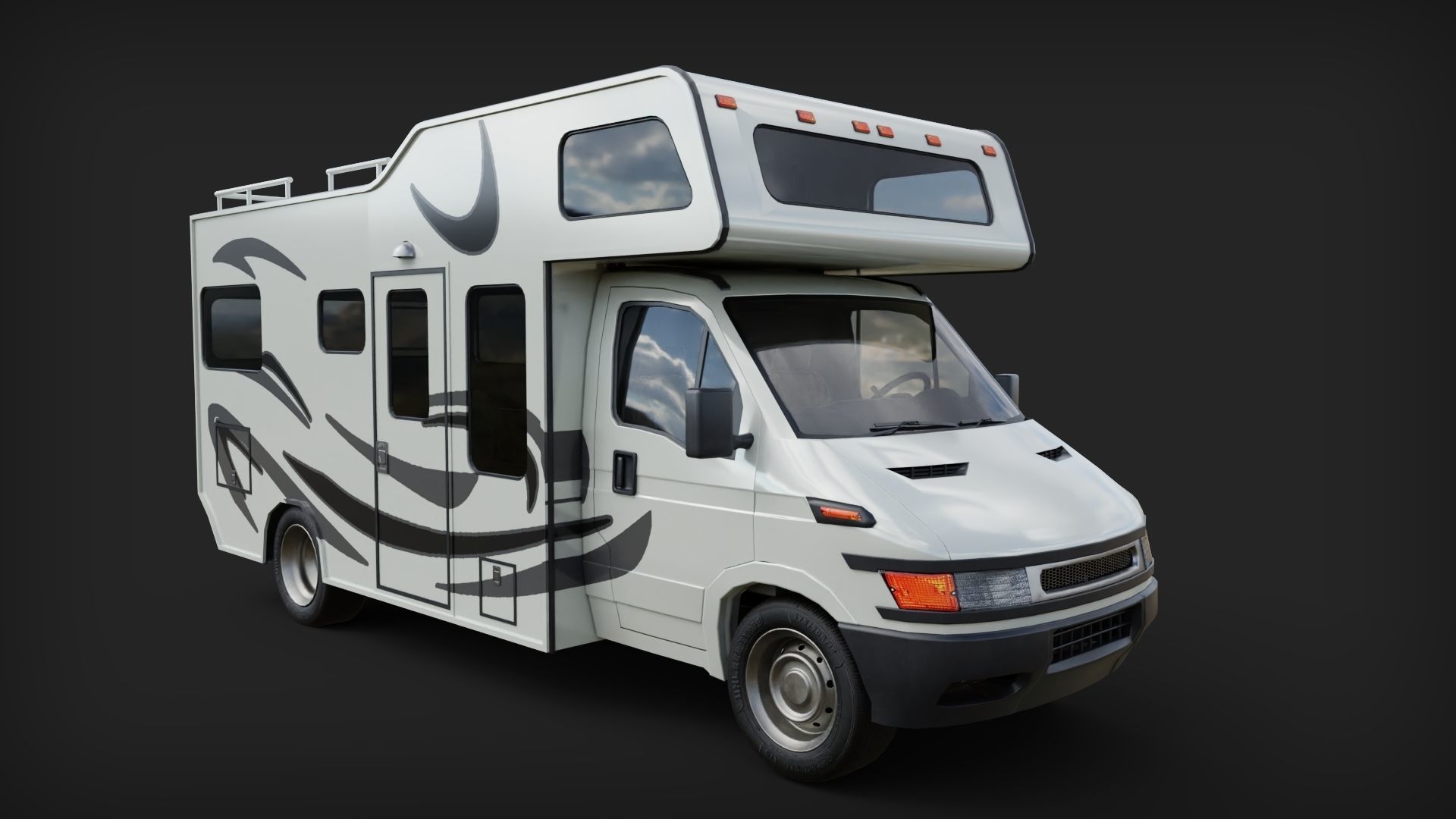 3D model motor home rv camper van VR / AR / low-poly | CGTrader