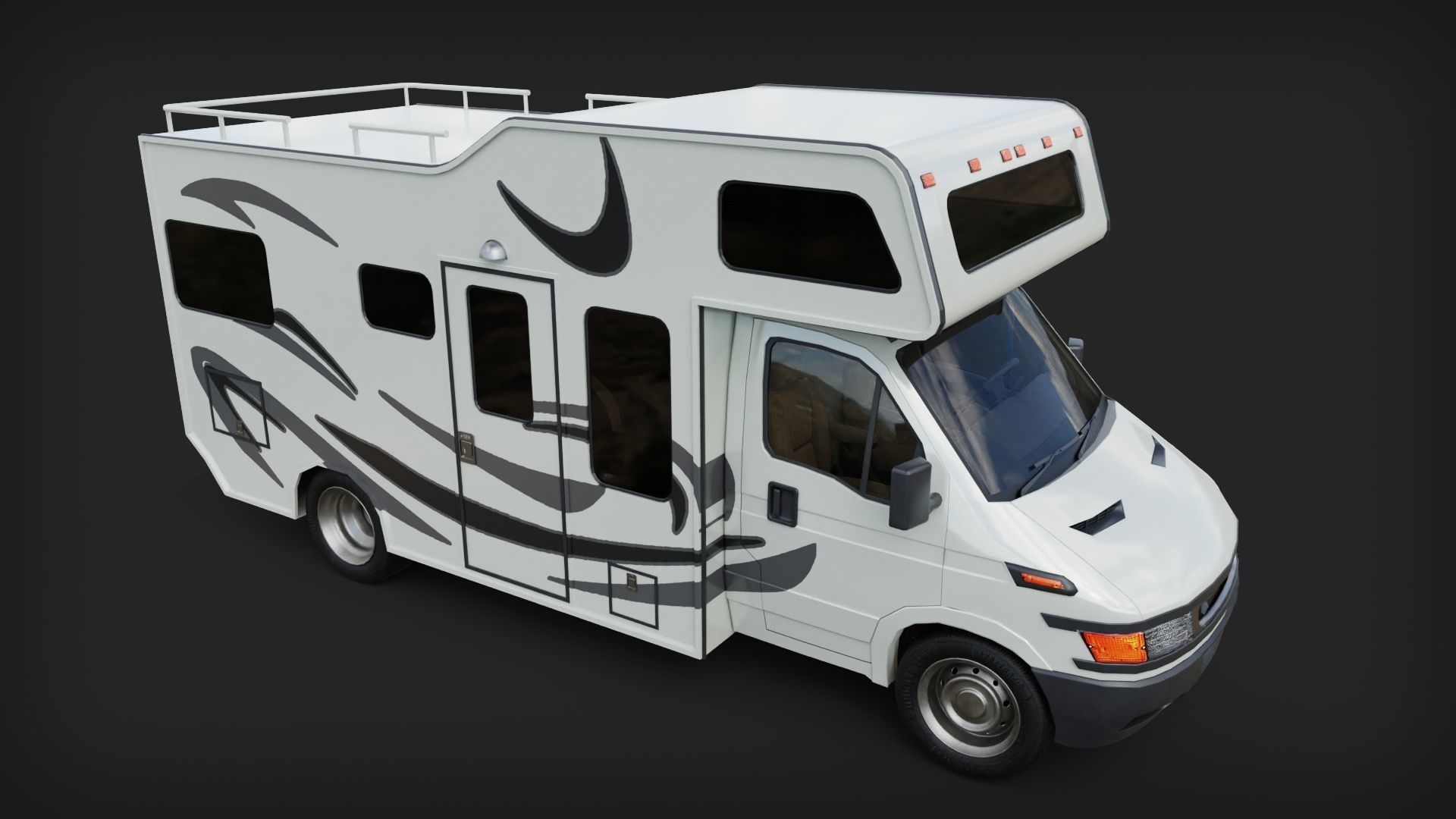 3D model motor home rv camper van VR / AR / low-poly | CGTrader