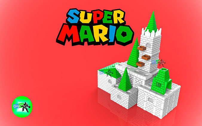SUPER SMASH BROSS CASTLE 3D model 3D printable | CGTrader