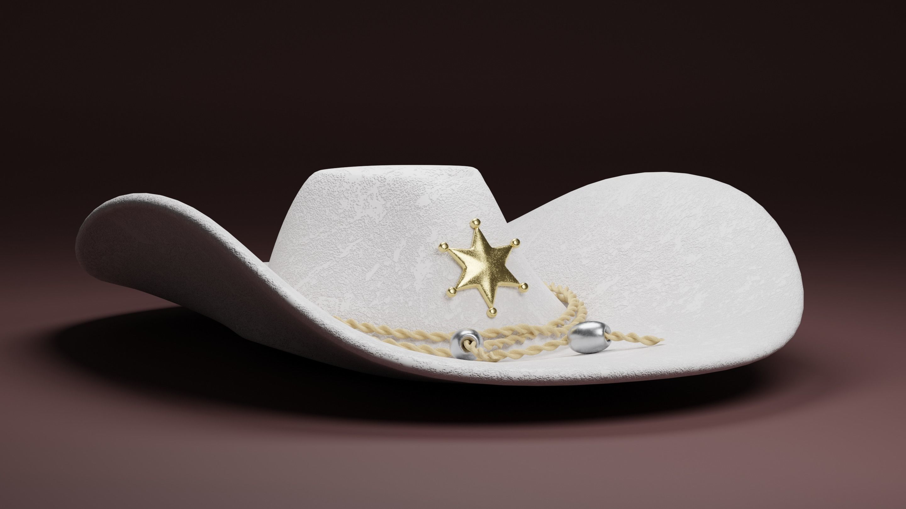 3D model Cowboy Hat VR / AR / low-poly | CGTrader