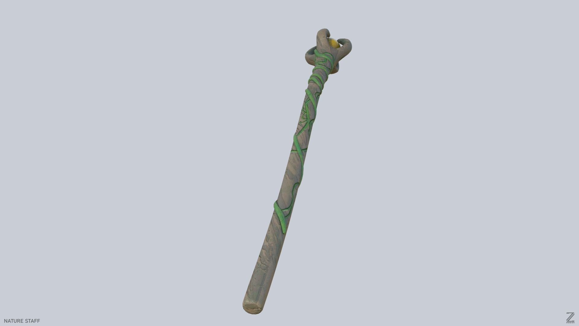 3D model Nature staff VR / AR / low-poly | CGTrader