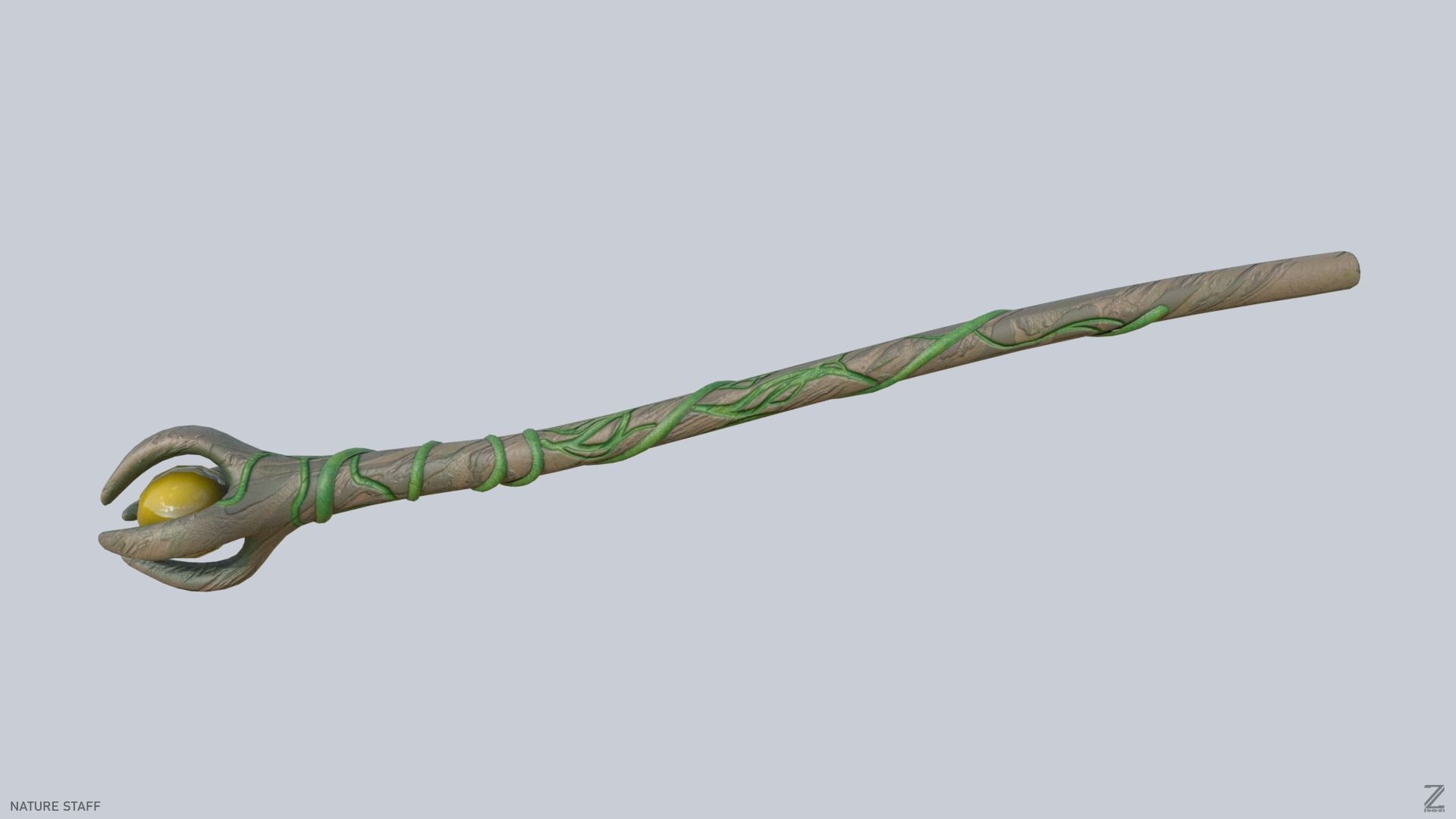 3D model Nature staff VR / AR / low-poly | CGTrader