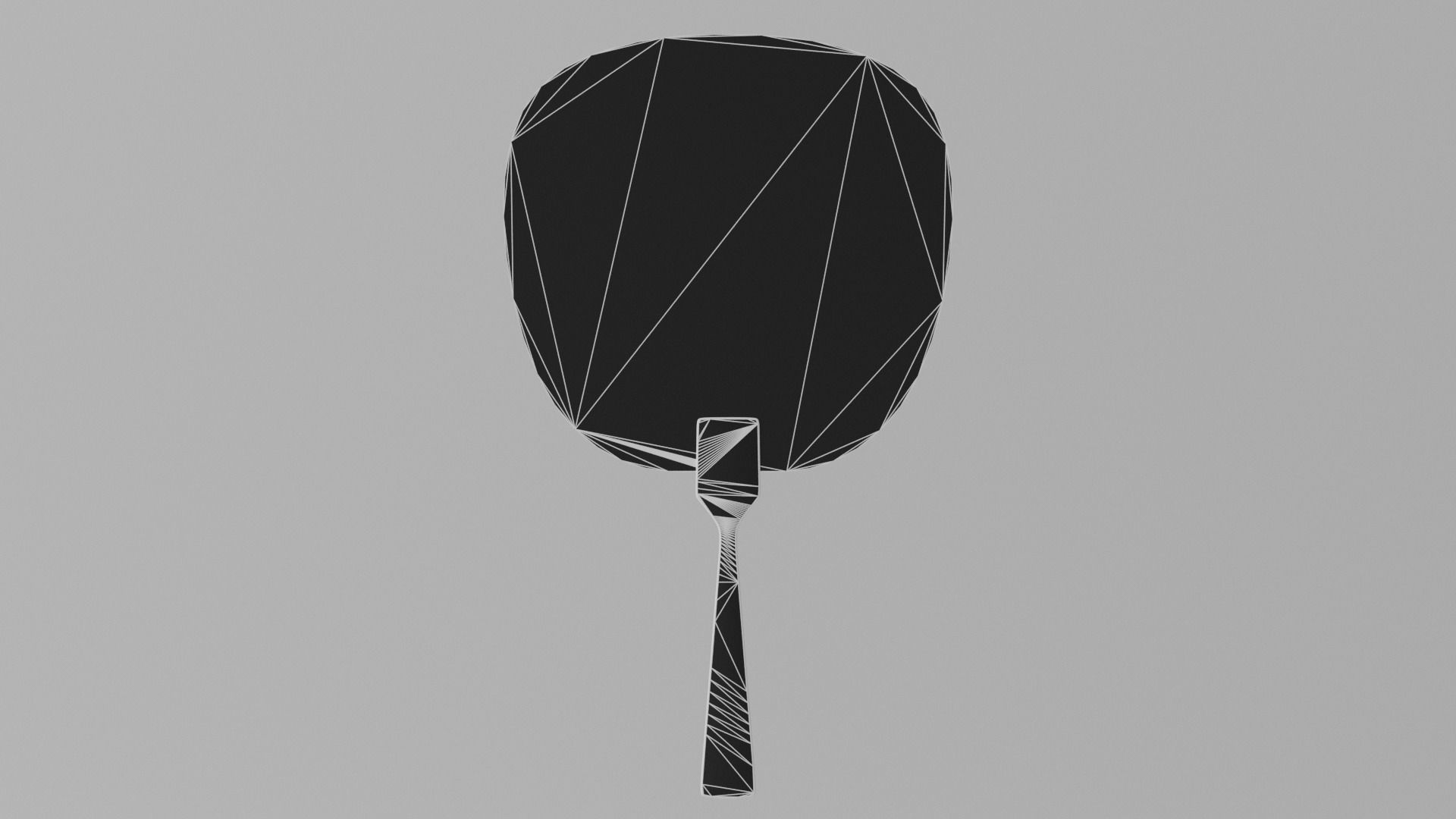 Japanese Traditional Hand Fan 3D model | CGTrader