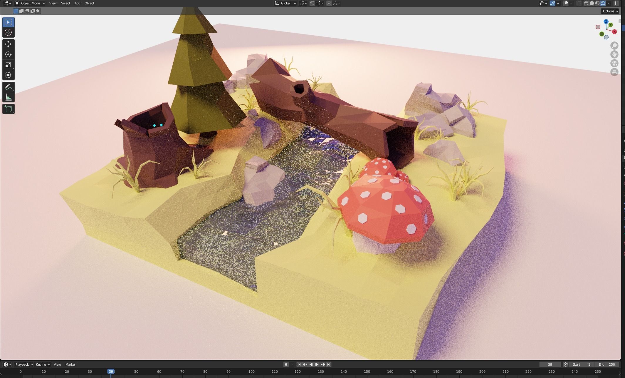 3D model Isometric Forest VR / AR / low-poly | CGTrader