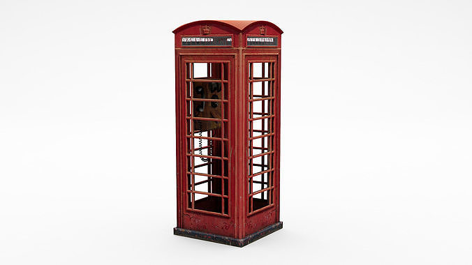 British Telephone Box 3D model | CGTrader