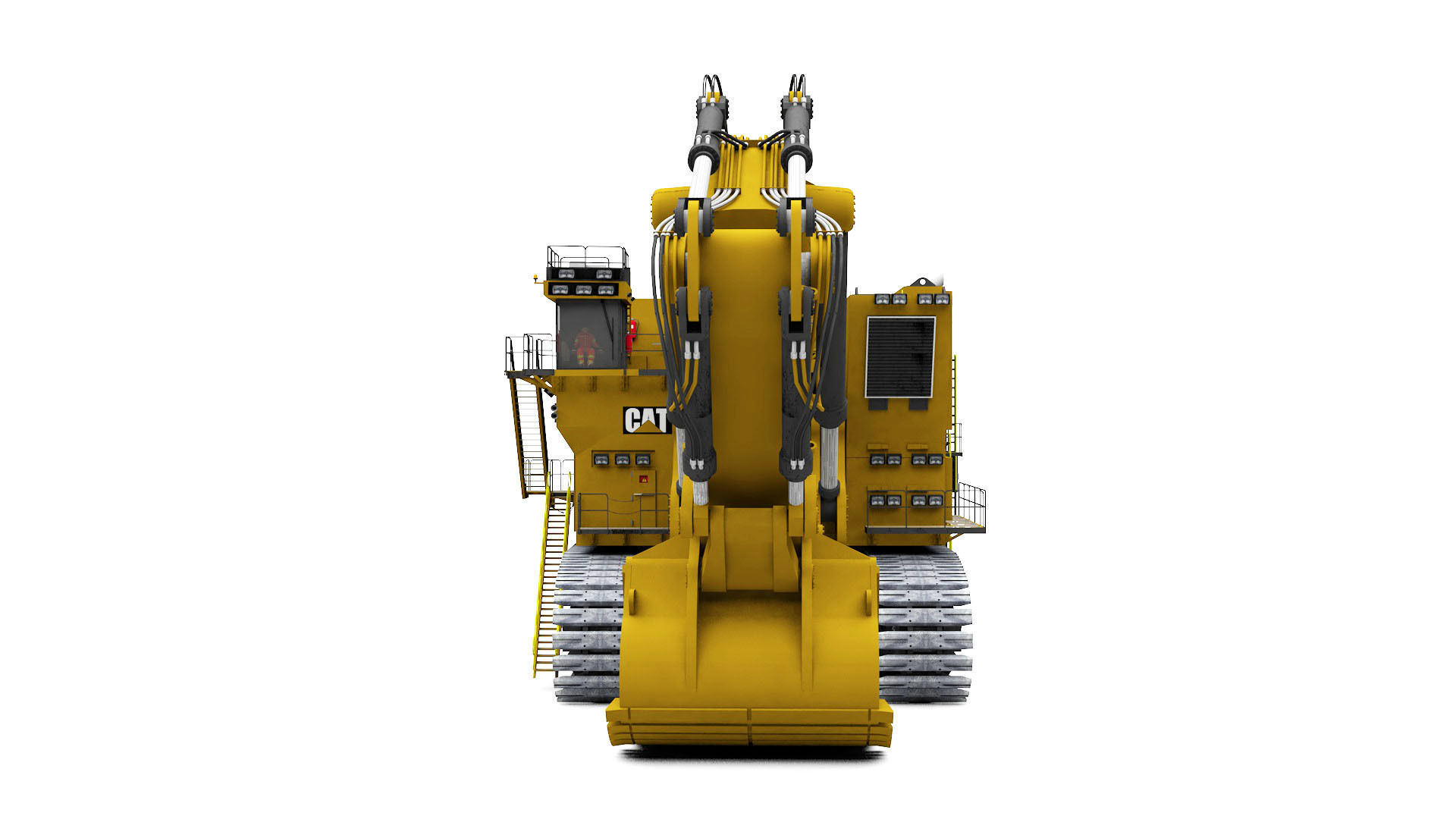 CAT shovel excavator cat 6190 3D model | CGTrader