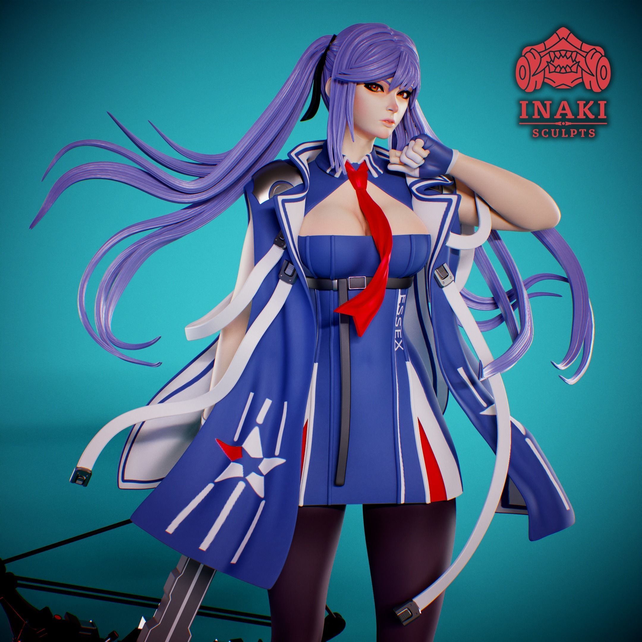 Essex - Azur Lane 3D model 3D printable | CGTrader