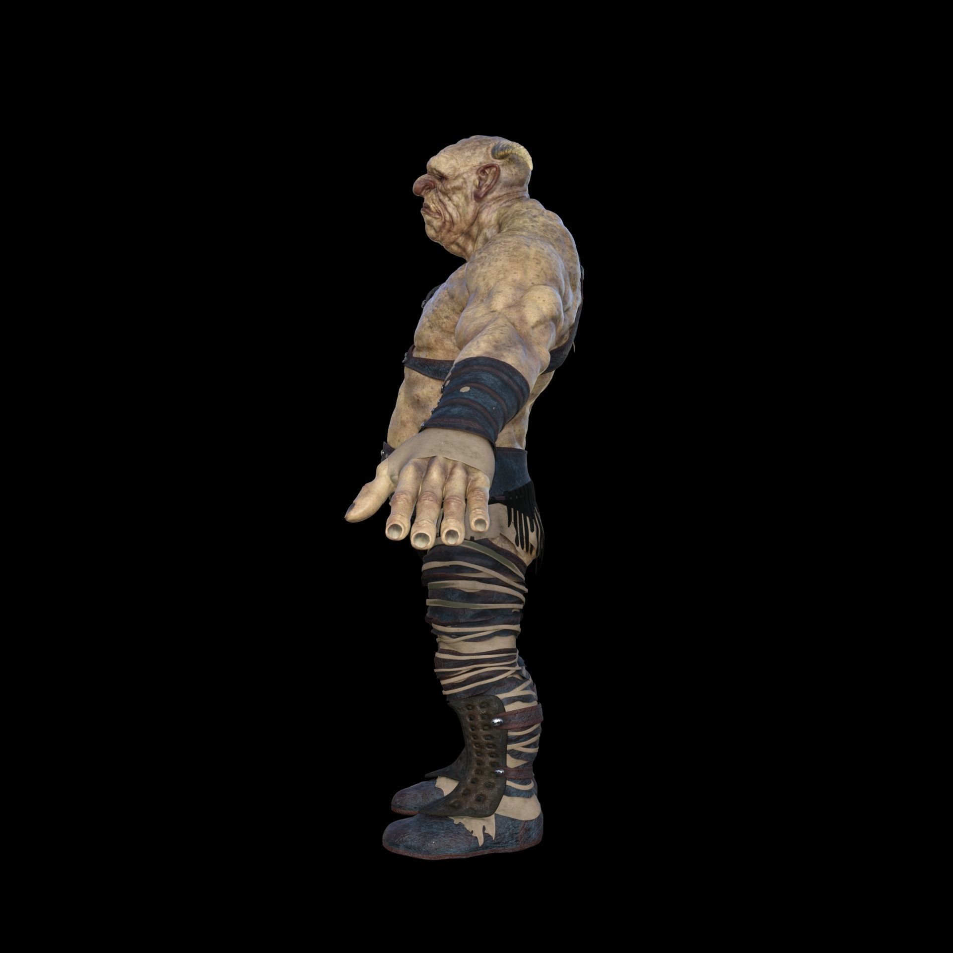 Org Monster 3D model rigged | CGTrader