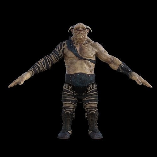 Org Monster 3D model rigged | CGTrader
