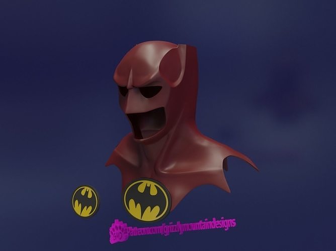 BatFlash the Batman cowl in the flash movie young Barry wears 3D model ...