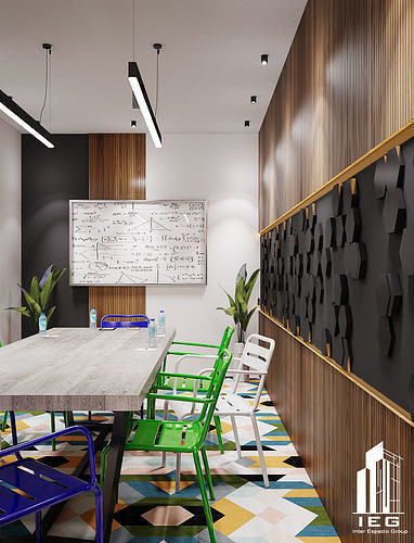 CLASSROOM INTERIOR RENDER JUST FOR SETTING AND LIGHTS 3D model | CGTrader