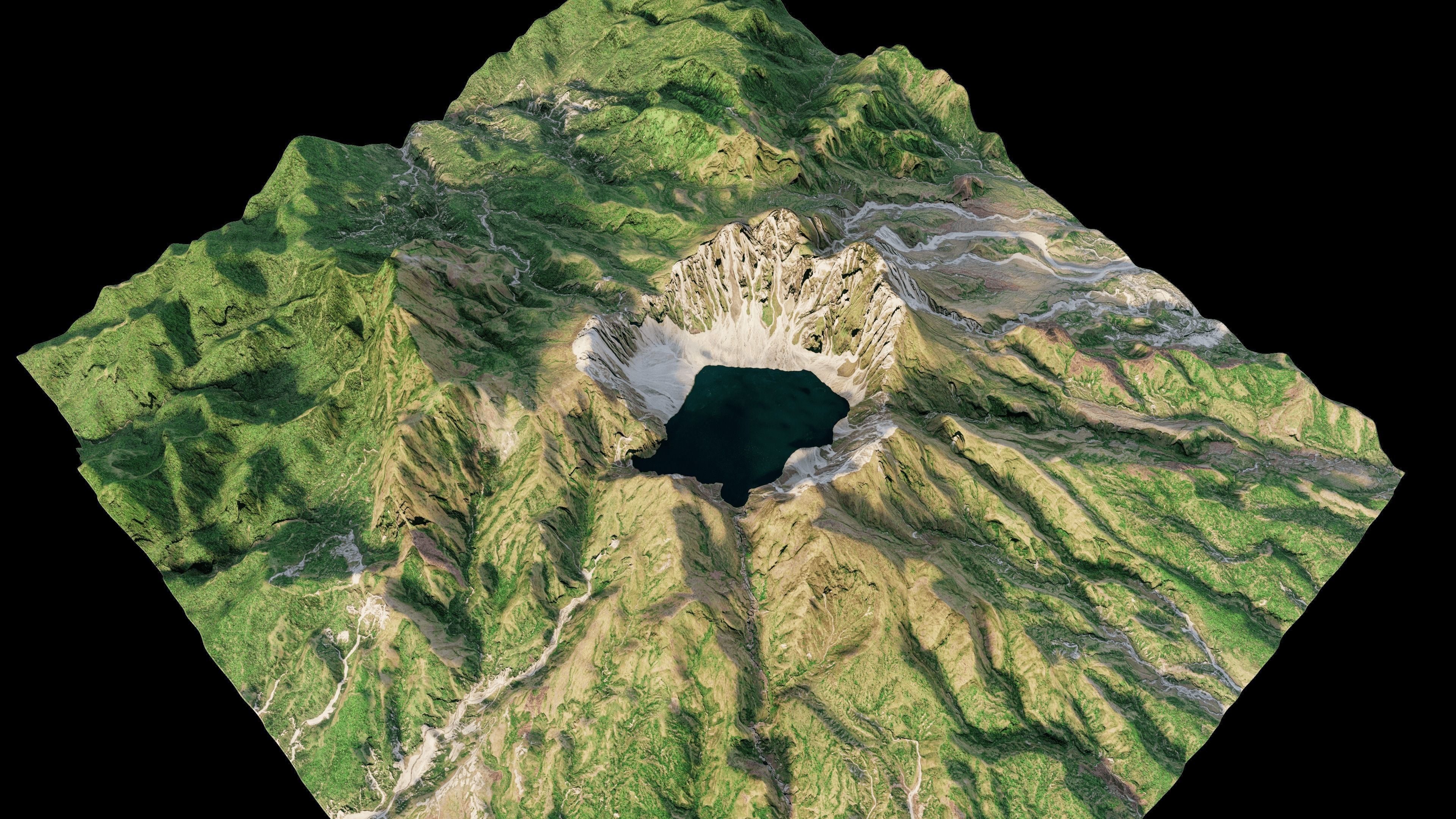 Mount Pinatubo 3d model terrain 3D model | CGTrader