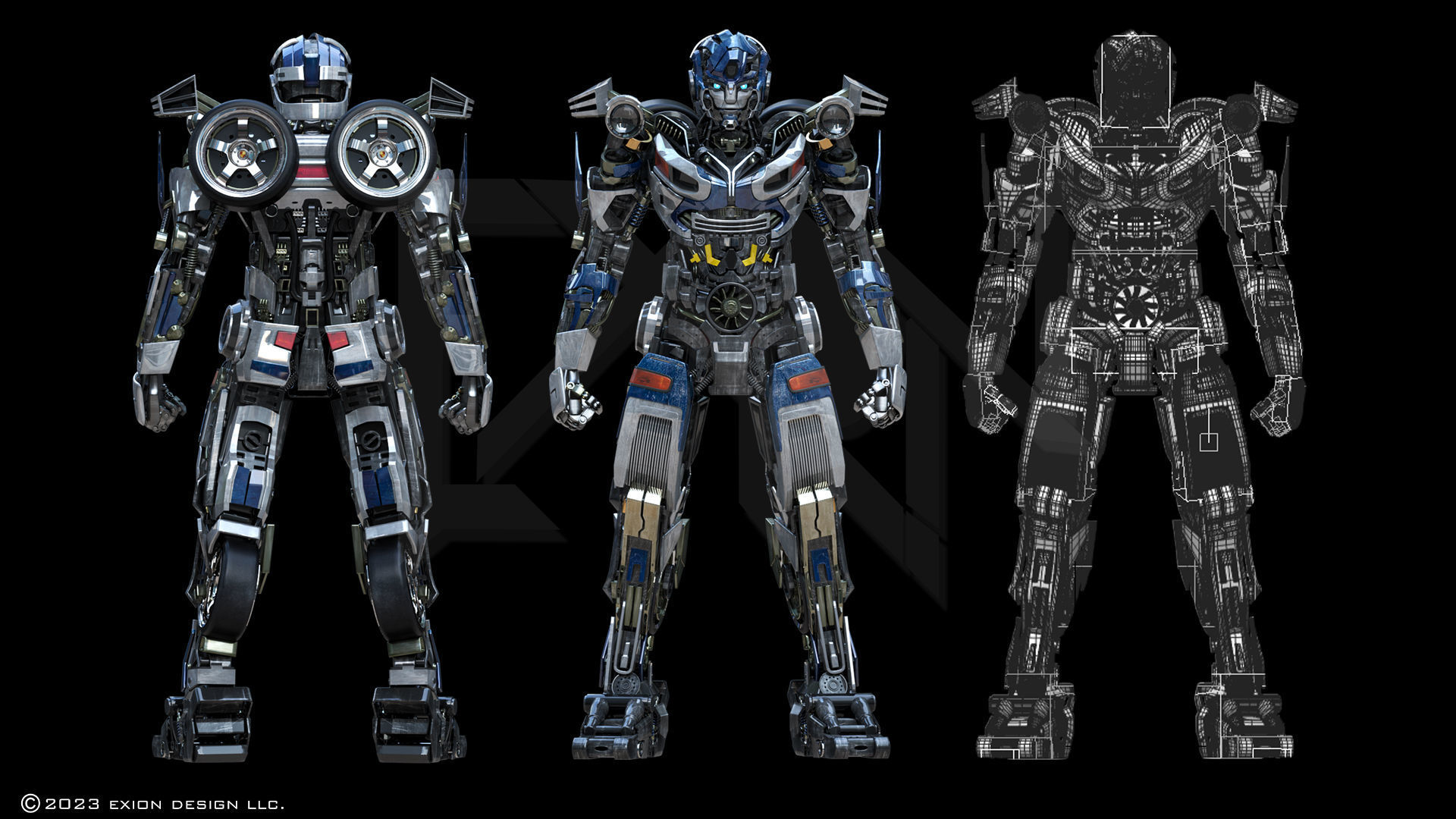 Transformers Mirage ROTB 3D model rigged | CGTrader