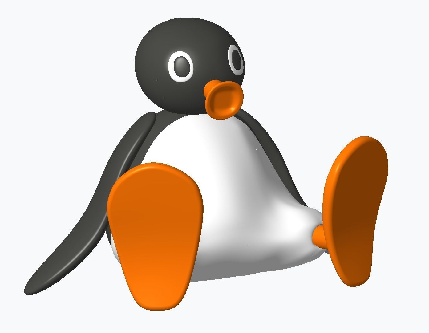 Pingu Toy 3D model 3D printable | CGTrader