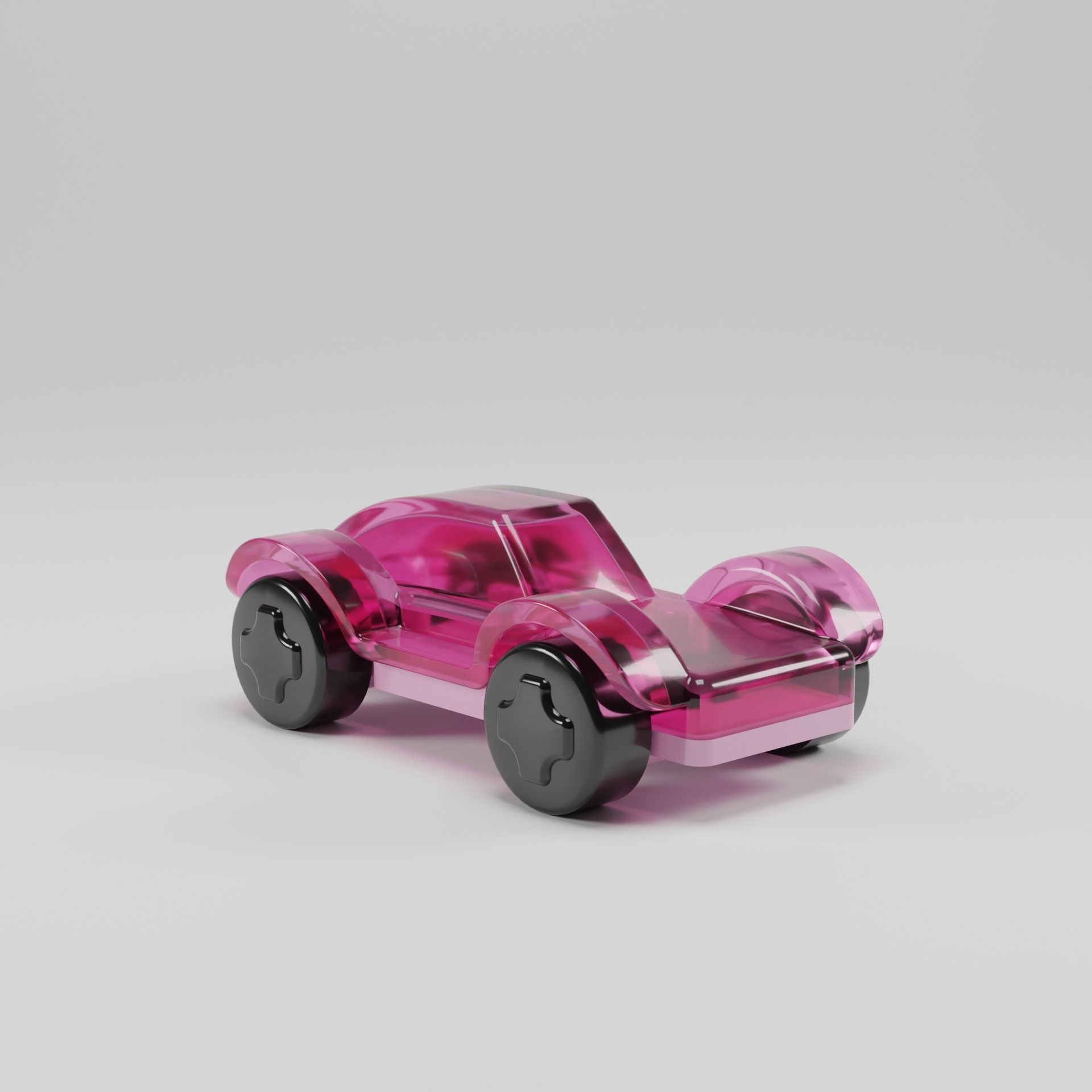 Plastic Toy Cars 3D model rigged | CGTrader