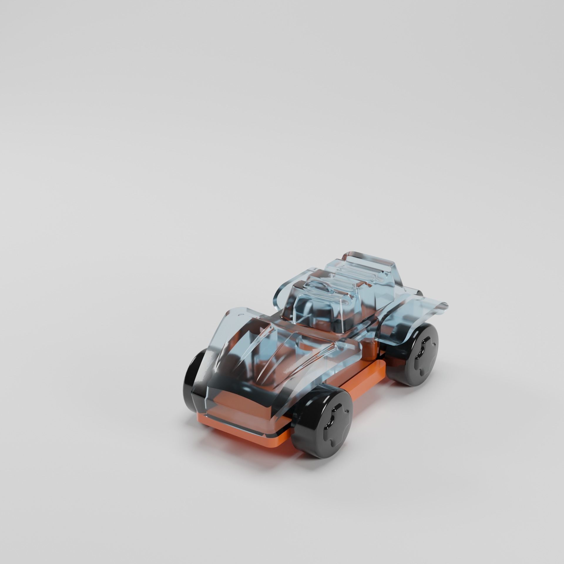 Plastic Toy Cars 3D model rigged | CGTrader