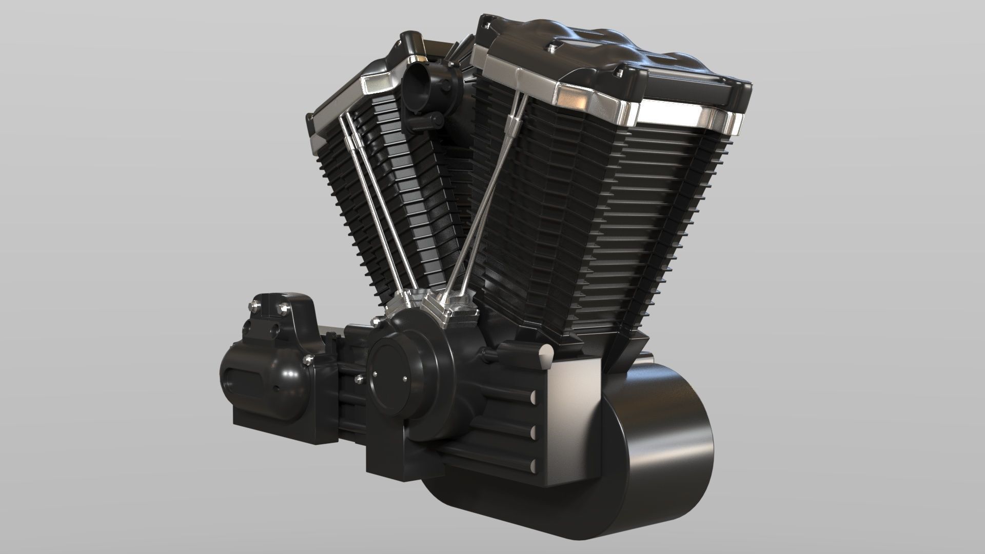 3D V-Twin Engine 3D model | CGTrader