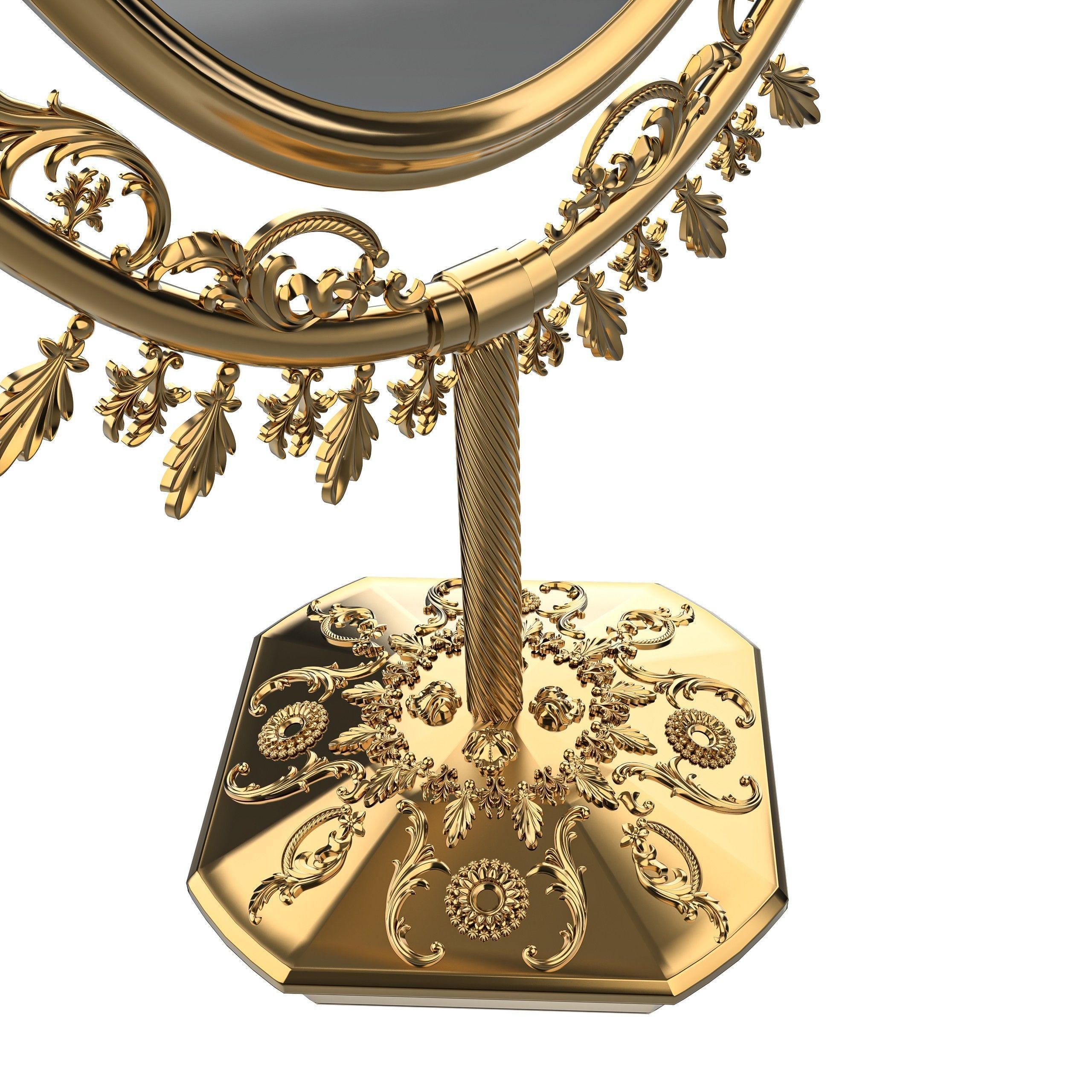 Antique Mirror 3D model | CGTrader