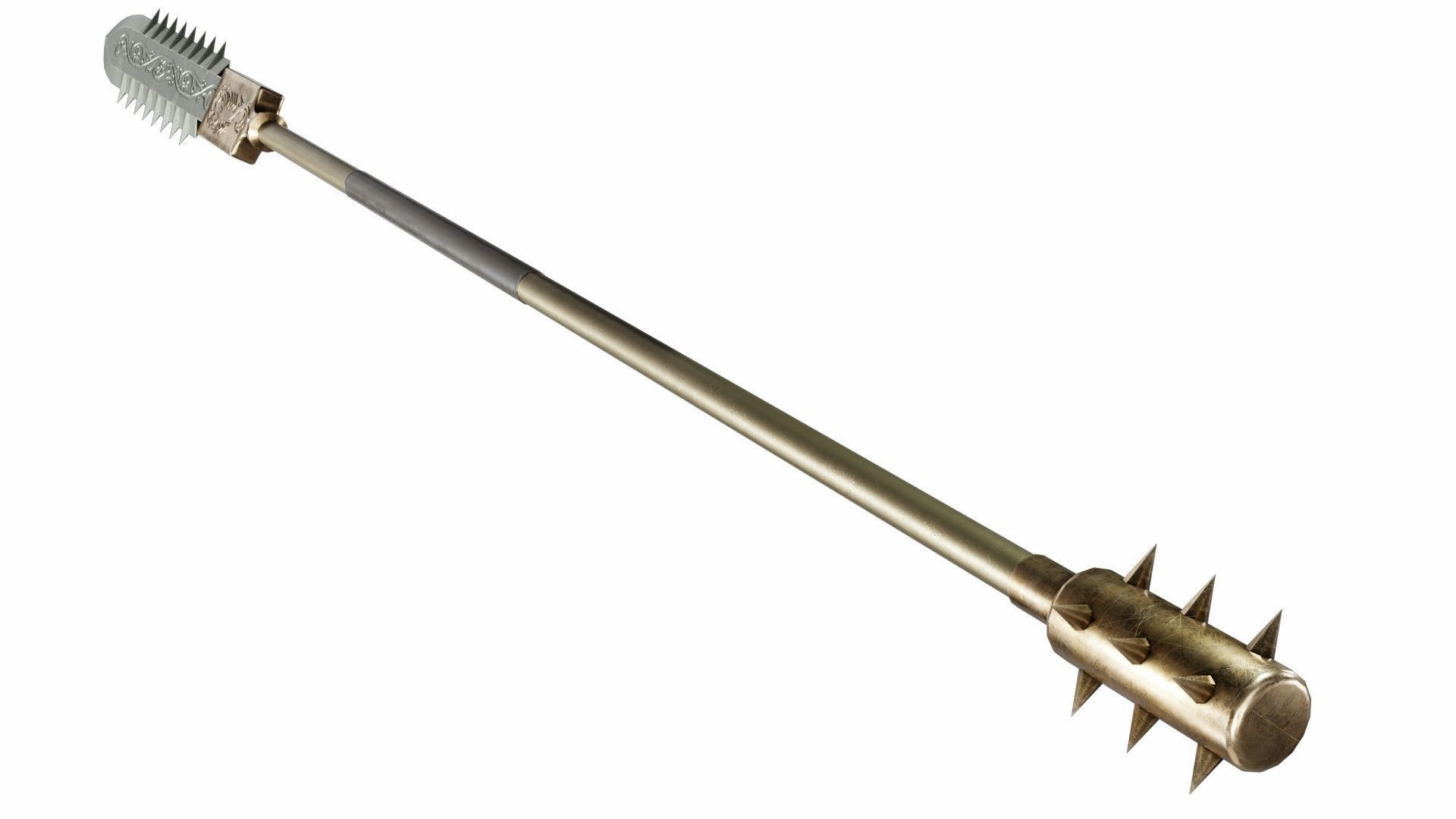 Serrated spear 3D model | CGTrader