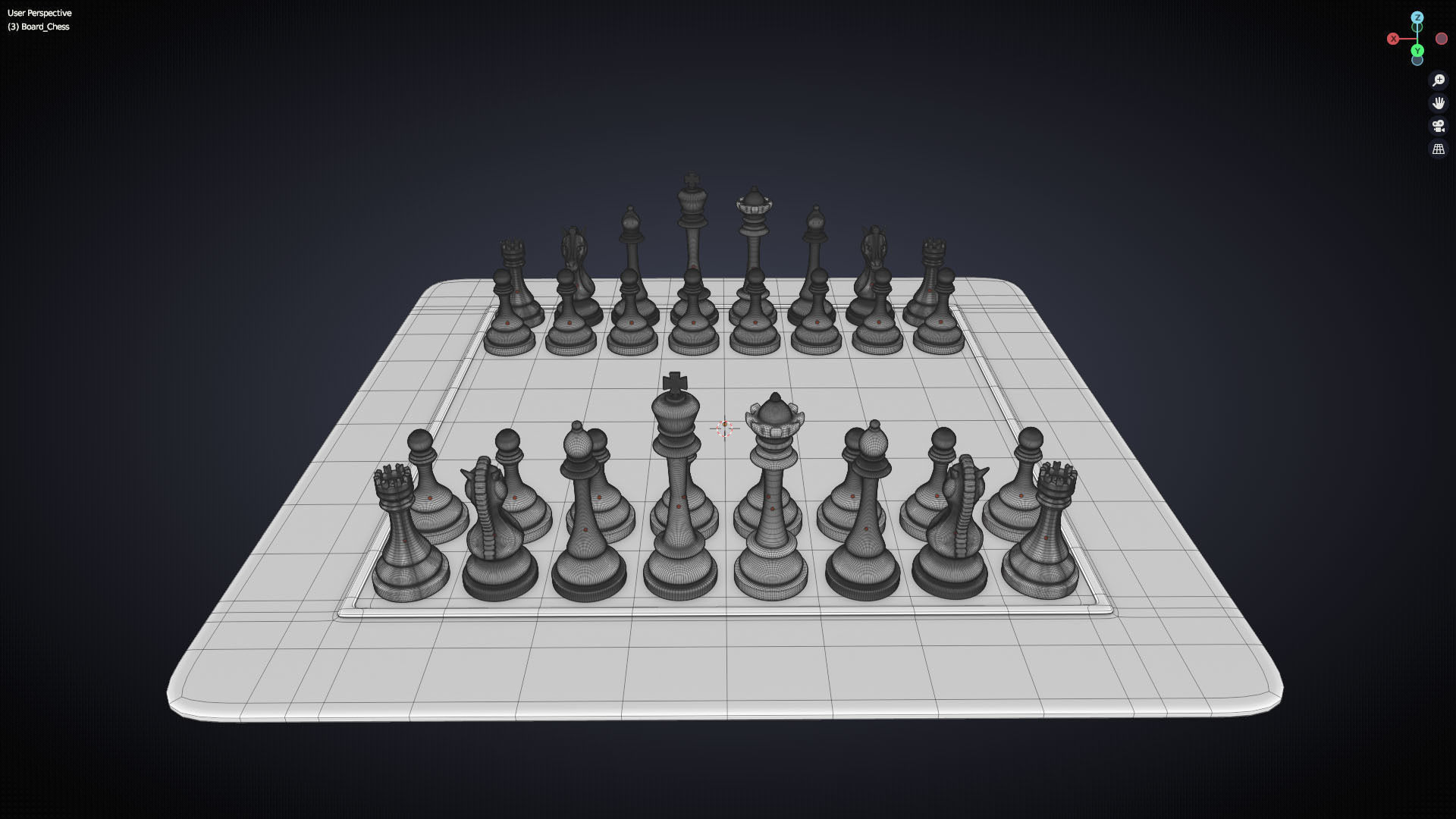Wooden Chess 3D model | CGTrader