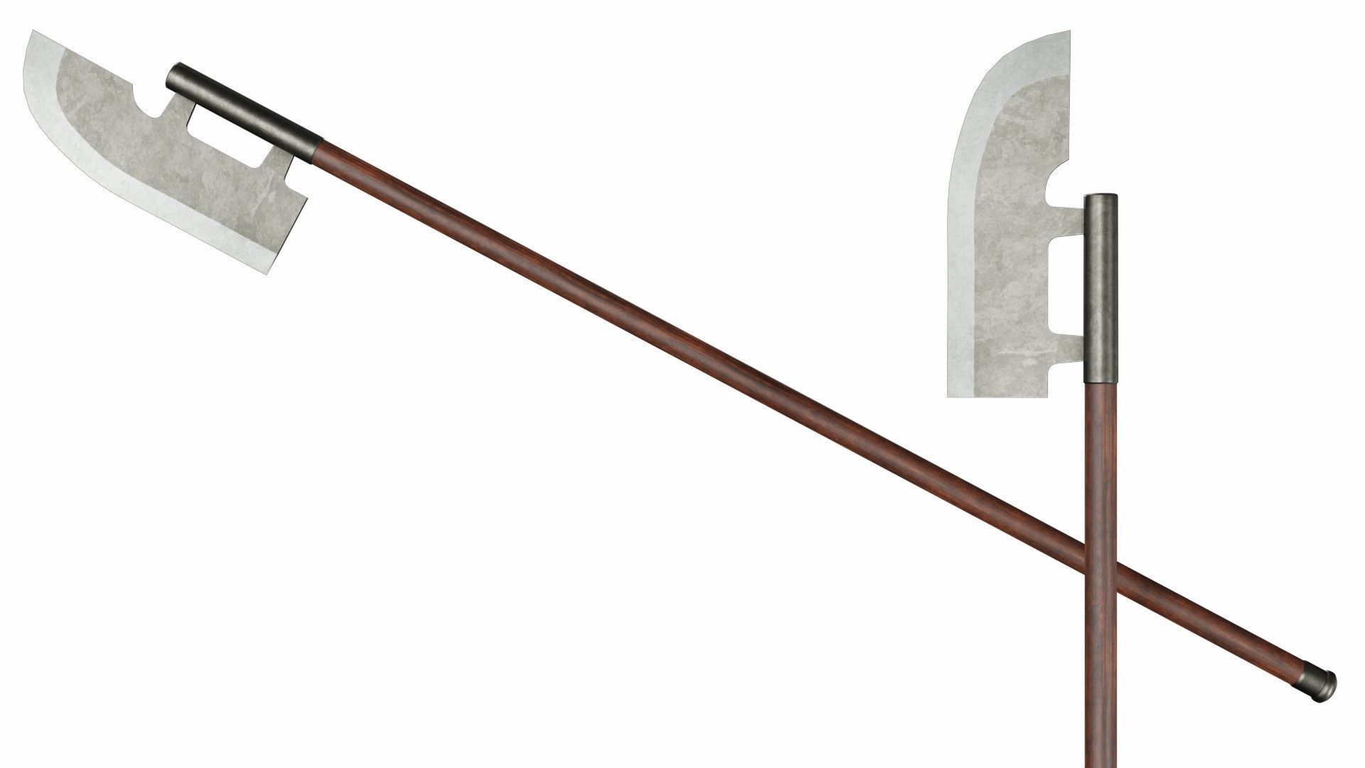 Collection of 10 halberds 3D model | CGTrader