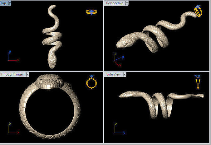 nhan con ran 3D model 3D printable | CGTrader