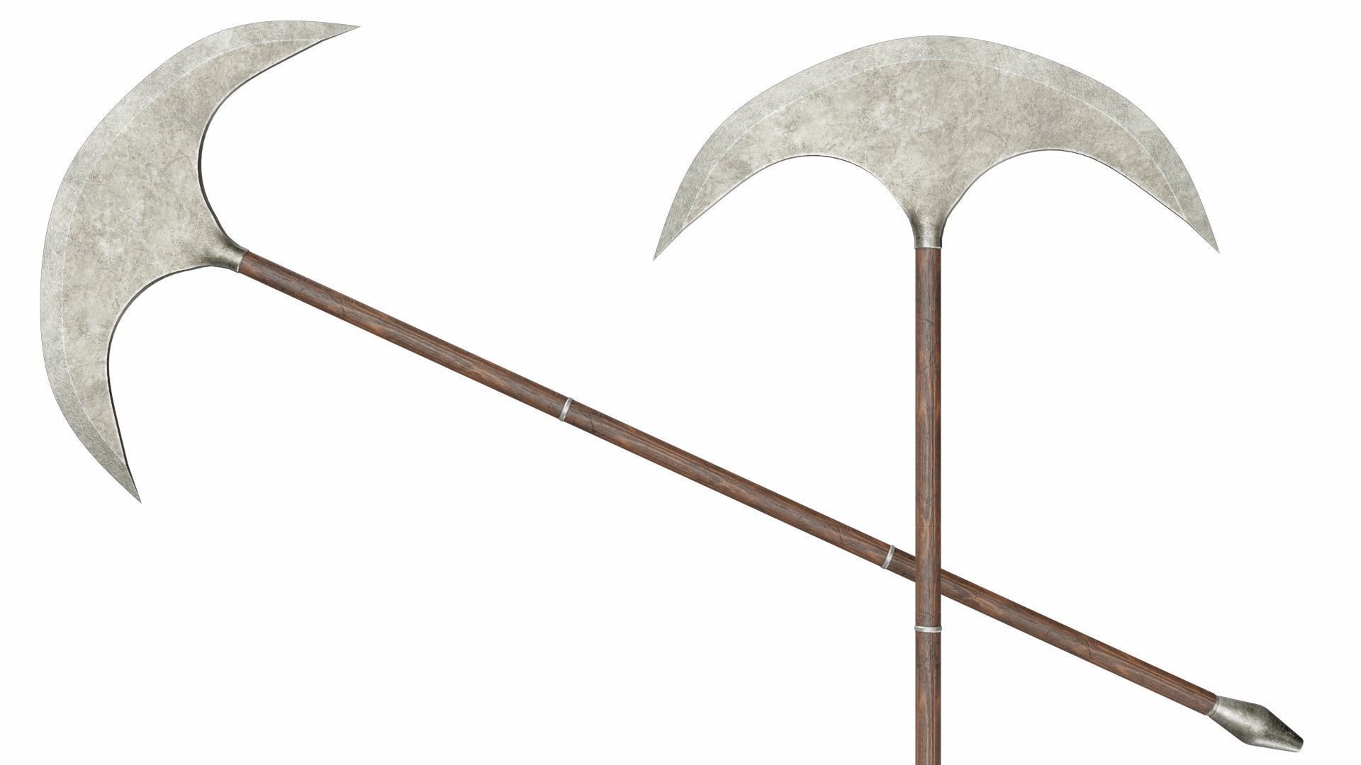 Collection of 40 spears and halberds 3D model | CGTrader