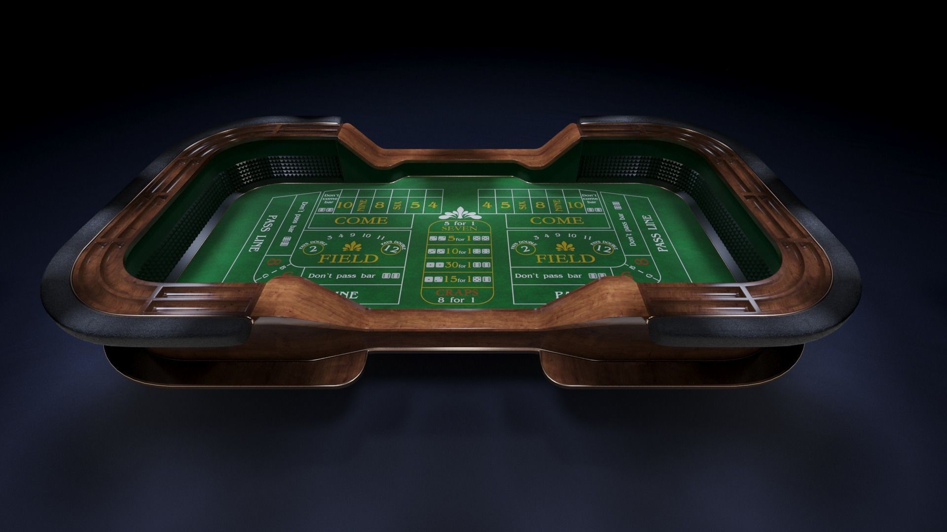 Casino Craps Table 3D model | CGTrader