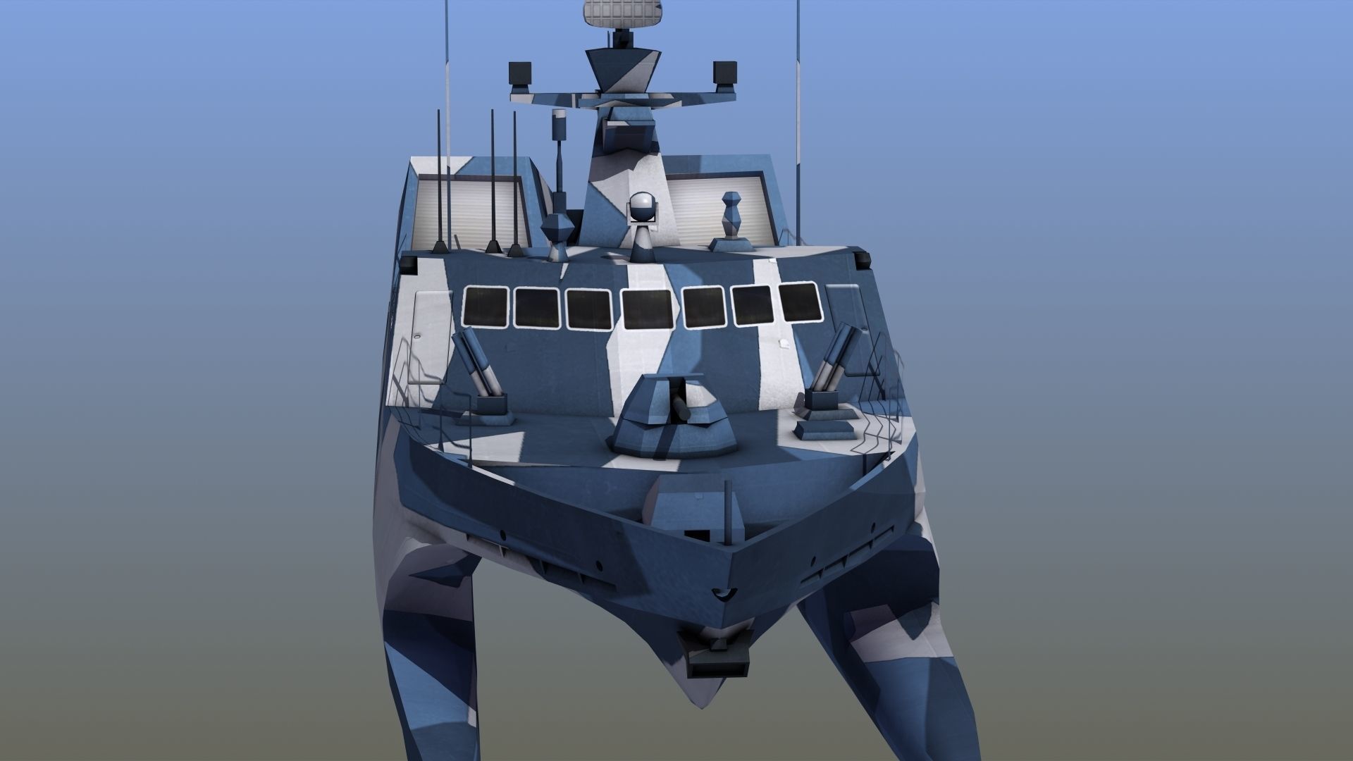 Type 22 Houbei Missile Boat 3D model | CGTrader